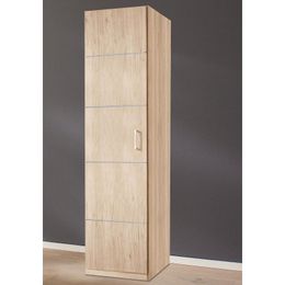Priess Kleiderschrank &raquo;Bilbao&laquo; T&uuml;ranschlag links oder rechts braun Holzwerkstoff B/H/T: 48cm x 193cm x 36cm, T&uuml;ren: 1 Stk. Anschlag links,mit 