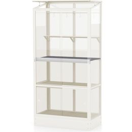 Vitavia Regal Zusatzregal f&uuml;r Balkongew&auml;chshaus "HKP4mm" silber Aluminium B/H/T: 78,9cm x 6,1cm x 40,3cm
