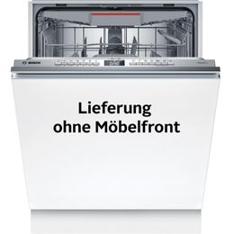 Bosch vollintegrierbarer Geschirrsp&uuml;ler XXL, Serie 4 &raquo;SBV4EVX08E&laquo; 14 Ma&szlig;gedecke Automatische T&uuml;r&ouml;ffnung f&uuml;r mehr Effizienz silber Hygienelevel 