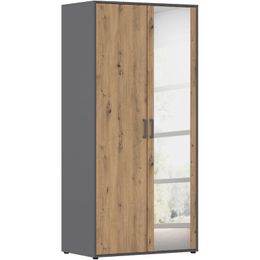 Rauch Dreht&uuml;renschrank &raquo;Kleiderschrank Schrank Garderobe W&auml;scheschrank VOYAGER&laquo; in 3 verschiedenen Ausstattungen BASIC/CLASSIC/PREMIUM, mit modernen 