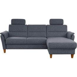 Home Affaire Ecksofa &raquo;Palmera L-Form, B: 244 cm - OTTO. Verl&auml;ssliche Qualit&auml;t.&laquo; optional Schlaffunktion & Bettkasten, Federkern grau 100% Polyester;
