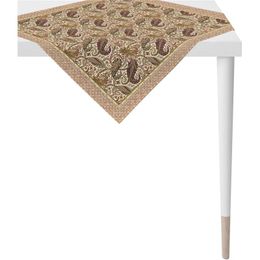 Apelt Mitteldecke &raquo;1310 Herbstzeit, Herbstdeko, Herbst&laquo; Digitaldruck braun Baumwolle B/L: 85cm x 85cm, 1 Stk., quadratisch