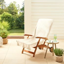 Dyckhoff Handtuch &raquo;Stuhlauflage / Liegeauflage&laquo; Schonbezug mit Einschubtasche beige Frottier, Frottier B/L: 60cmx130cm, 1 Stk., Frottier