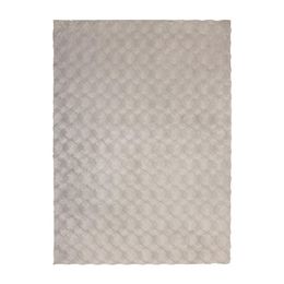 Kayoom Teppich &raquo;Royal Glow 825&laquo; rechteckig 30 mm H&ouml;he Auch in rund, Hochflor, Modernes Muster, Vegan grau Polyester B : 160cm 1 Stk., 30mm, L: 230cm
