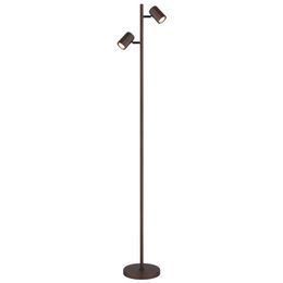 Globo LIGHTING Stehlampe &raquo;JAMES&laquo; GU10 1 Stk. Stehleuchte/Wohnzimmer/Schlafzimmer/Flur braun 1 Stk.