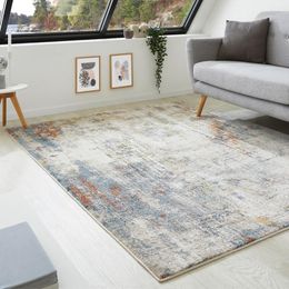 LUXOR living Teppich &raquo;Montreal&laquo; rechteckig 12 mm H&ouml;he Kurzflor, modernes Design, Wohnzimmer, Schlafzimmer beige Polypropylen B : 120cm 1 Stk., 12mm, L