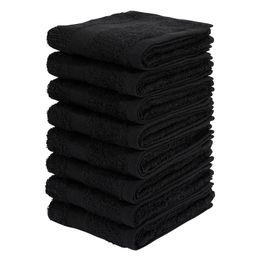 OTTO home Gaestehandtuecher &raquo;Vanessa, 8 G&auml;stehandt&uuml;cher, 30x50cm, in Standard- und Premium-Qualit&auml;t&laquo; Handt&uuml;cher mit Bord&uuml;re, 100% Baumwolle, einfarbig