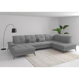 Sit & More sit&more Wohnlandschaft &raquo;Amica, U-Form, inkl. Sitztiefenverstellung und Armteilverstellung&laquo; wahlweise mit Kopfteilverstellung, Schlaffunktion und 