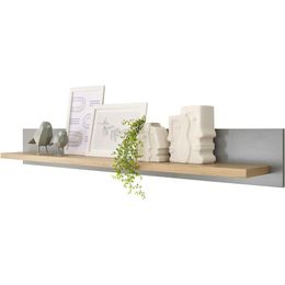 Home Affaire Wandboard &raquo;CHAMBORD&laquo; Breite ca. 150 cm grau Holzwerkstoff B/H/T: 150cm x 20cm x 19cm