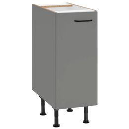 Optifit Unterschrank &raquo;Elga&laquo; mit Soft-Close-Funktion, Metallgriff, Breite 30 cm grau Holzwerkstoff basaltgrau, B/H/T: 30cm x 87cm x 58,4cm, T&uuml;ren: 1 