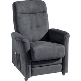 Sit & More sit&more TV-Sessel &raquo;Charlie&laquo; Set, wahlweise mit Motor und Aufstehhilfe grau Altara Nubuck , die Luxus-Microfaser aus 100% Polyester;Luxus-Kunstleder;