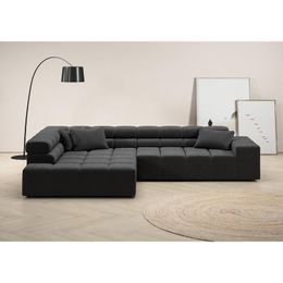 Home Affaire Ecksofa &raquo;Ancona, Ecksofa, incl. Kopfteilverstellung, Breite 319 cm, L-Form&laquo; wahlweise motorische Sitztiefenverstellung, auch in Cord + 