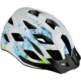 FISCHER BIKE FISCHER Fahrrad Fahrradhelm &raquo;Urban Flower S/M&laquo; Verstellbarer Innenring-System; mit beleuchtetem Innenring-System wei&szlig; S/M Kopfumfang: 52cm - 59cm 