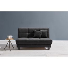 ell+ell ell + ell Schlafsofa &raquo;Tilda&laquo; Breite 145 cm, inkl. 2 Zierkissen schwarz 100% Polyester B/H/T: 145cm x 90cm x 100cm, Flachgewebe, PUR-Schaumstoff, ohne 