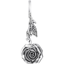 Thomas Sabo Damen Thomas Sabo Kettenanh&auml;nger &raquo;Anh&auml;nger Midnight Rose&laquo; silber Silber 925 (recycelt), 6,05 g