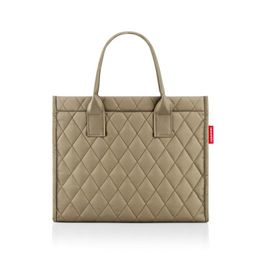 Reisenthel Einkaufsshopper &raquo;daily shopper&laquo; seitliches Steckfach, Innentasche Rei&szlig;verschluss, Tragehenkel beige Polyester Einheitsgr&ouml;&szlig;e