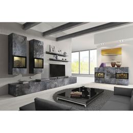 OTTO home Sideboard &raquo;Baros&laquo; Breite 132 cm grau B/H/T: 132cm x 69,8cm
