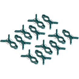 Windhager Rankhilfe &raquo;Pflanzenclips Fix zum befestigen von &Auml;sten, Pflanzklammern 12 Stk.&laquo; Pflanzenhalter 7,5 x 5 cm, gr&uuml;n gr&uuml;n Kunststoff B/H/T: 5cm x 7,5cm