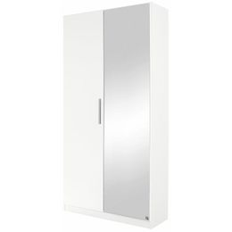 Rauch Schuhschrank &raquo;Garderobenschrank Dreht&uuml;renschrank Kleiderschrank Schrank MINOSA&laquo; mit Spiegel, Breite 91 cm mit 6 Schuhablageb&ouml;den MADE IN GERMANY