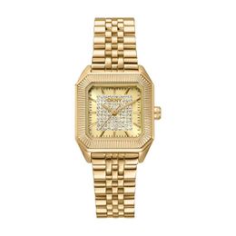 DKNY Damen DKNY Quarzuhr &raquo;Signature Watch&laquo; Armbanduhr, Damenuhr, Edelstahlarmband, analog gold Einheitsgr&ouml;&szlig;e