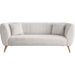 Home Affaire Ecksofa &raquo;Lazio modern und bequem, schmale Armlehnen, tolle Detailverarbeitung&laquo; zwei verschiedene Fu&szlig;farben w&auml;hlbar wei&szlig; 100% Polyester B/