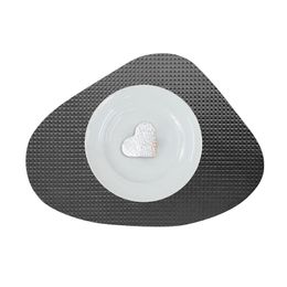 Apelt Platzset &raquo;Glam&laquo; oval Obermaterial: 75% Baumwolle, 25% Polyester B/L: 36cm x 45cm, 1 Stk., Kunstleder, oval
