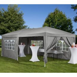 Konifera Faltpavillon &raquo;Alicante&laquo; Festival & Party Pavillon, Sonnen & Windschutz BxT: 300x600 cm grau B/H/T: 300cm x 600cm