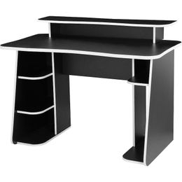 OTTO home Gamingtisch &raquo;GAME, Computertisch, Schreibtisch, Towerfach, Monitoraufsatz,&laquo; ergonomisch geschwungene Tischplatte, Breite 120 oder 150 cm 