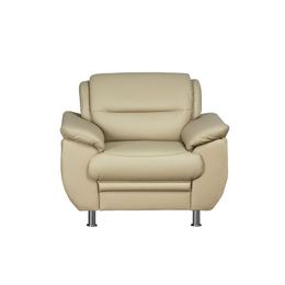 Sit & More sit&more Sessel &raquo;Mailand, B: 99 cm&laquo; individuell zu kombinieren wei&szlig; Luxus-Kunstleder;Kunstleder Softlux ;NaturLEDER (echtes Rindleder)/Korpus 