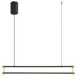 Globo LIGHTING LED Pendelleuchte &raquo;KAYSON&laquo; LED-Modul Warmwei&szlig; H&auml;ngelampe/H&auml;ngeleuchte/Wohnzimmer/Esstisch/elegant schwarz Einheitsgr&ouml;&szlig;e