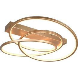 Trio Leuchten LED Deckenleuchte &raquo;DARVIN, LED Deckenlampe 34W 4500 Lumen, dimmbar Lichtfarbe einstellbar&laquo; LED-Board 1 Stk. warmwei&szlig; - kaltwei&szlig; CCT 2300
