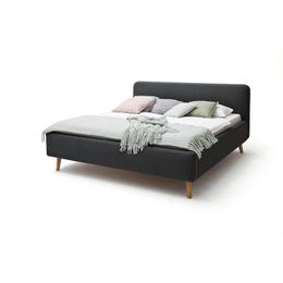 Meise M&ouml;bel meise.m&ouml;bel Polsterbett &raquo;Mattis&laquo; Topseller, wahlweise mit Bettkasten grau Bezug Bett: Strukturstoff (100% Polyester) Liegefl&auml;che L&auml;nge B: 200cm x 