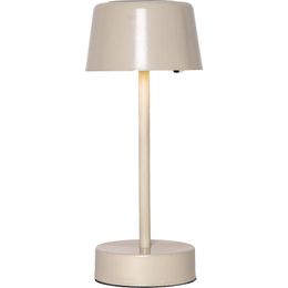 Parforce Traditional Hunting LED Solarleuchte &raquo;Solarlampe Solei&laquo; LED-Board 1 Stk. Warmwei&szlig; Solar- und USB-Ladung, D&auml;mmerungssensor, 12 Lichtpunkte beige 1, &Oslash; 12cm H: 26,5cm, 1 Stk