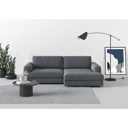 Trendmanufaktur Ecksofa &raquo;Bourbon Mega_Ecke mit tollem Sitzkomfort, Breite 250cm, L-Form&laquo; mit extra hohem Sitzkomfort, auch in Cord erh&auml;ltlich grau 92%