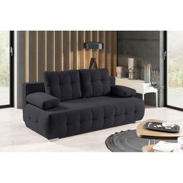 WERK2 Schlafsofa &raquo;Indigo Bettsofa mit Bettkasten, Breite 205cm, hochwertige Verarbeitung&laquo; 2-Sitzer Sofa und Schlafcouch mit Federkern & Bettkasten 