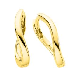 Bruno Banani Damen Paar Creolen &raquo;Schmuck Geschenk Silber 925 Ohrschmuck Ohrringe&laquo; gold Silber 925 (Sterlingsilber)