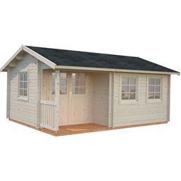 Palmako Gartenhaus &raquo;Susanna&laquo; 16,4 qm transparent Massivholz Fu&szlig;boden im Gartenhaus, ohne Dacheindeckung