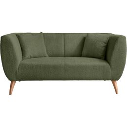 Home Affaire Ecksofa &raquo;Lazio modern und bequem, schmale Armlehnen, tolle Detailverarbeitung&laquo; zwei verschiedene Fu&szlig;farben w&auml;hlbar gr&uuml;n 100% Polyester B/