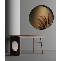 WOODMAN Schreibtisch &raquo;Bau&laquo; edles Holzfurnier aus Nussbaum, Breite 140 cm, FSC braun B/H/T: 140cm x 75cm x 70cm