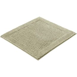 Kleine Wolke Badematte &raquo;Net, Badvorleger, Badezimmer Teppich&laquo; H&ouml;he 17 mm rutschhemmend beschichtet fu&szlig;bodenheizungsgeeignet Badteppich, Uni Farben, rutschhhemmend 