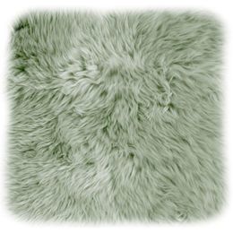 LUXOR living Stuhlkissen &raquo;Sitzauflage Lammfell&laquo; ungepolstert, rund oder eckig, echtes Lammfell, auch als 4er Set gr&uuml;n Lammfell B/L: 34cm x 34cm, 1 Stk