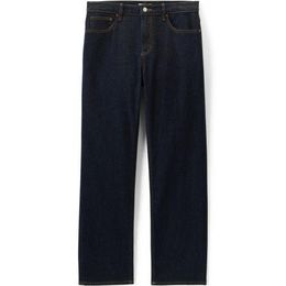 LANDS' END Stretch-Denim Jeans, Classic Fit, Herren, size: regular, Blau, Baumwoll-Mischung, by Lands' End