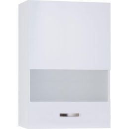 KOCHSTATION Glash&auml;ngeschrank &raquo;KS-Cara&laquo; Breite 60 cm wei&szlig; wei&szlig;, B/H/T: 60cm x 89,6cm x 34,9cm, T&uuml;ren: 1 Stk.