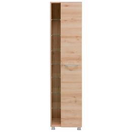 Welltime Hochschrank &raquo;Portofino&laquo; braun B/H/T: 45cm x 185cm x 35cm, T&uuml;ren: 1 Stk.