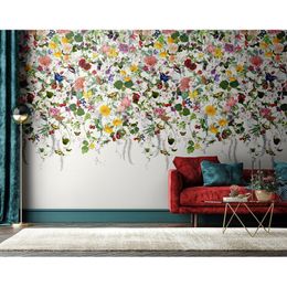marburg Fototapete &raquo;Inessa&laquo; matt glatt moderne Tapete f&uuml;r Wohnzimmer Schlafzimmer K&uuml;che bunt Vlies B/L: 1,59m x 2,7m, Rollen: 1