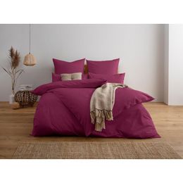 OTTO home Bettw&auml;sche &raquo;Luisa&laquo; 2 4 Qualit&auml;ten f&uuml;r dein perfektes Schlafgef&uuml;hl (von Komfort bis Premium) lila Perkal, Obermaterial: 100% Baumwolle B/L: 