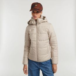 G-Star Raw G-Star Damen G-STAR Steppjacke &raquo;Meefic wmn&laquo; mit Kapuze beige XL