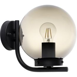 Eglo Wandleuchte &raquo;TAVERNA Wandlampe - Stahl verzinkt - E27 - 1X28W - IP44&laquo; E27 1 Stk. Au&szlig;enbeleuchtung, Au&szlig;enwandleuchte, Terrasse, L20 x H23 x AL25,5