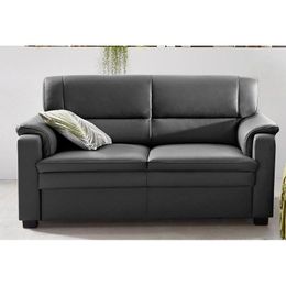 Sit & More sit&more 2-Sitzer &raquo;Pisa&laquo; mit Federkern schwarz Luxus-Microfaser (90% Polyester, 10% Polyamid);Struktur (100% Polyester);Luxus-Microfaser ALTARA NUBUCK