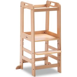 hauck Stehhilfe &raquo;Lernturm Learn N Explore, Natural&laquo; () beige Massivholz, Stahl B/H/T: 54cm x 91cm x 46cm